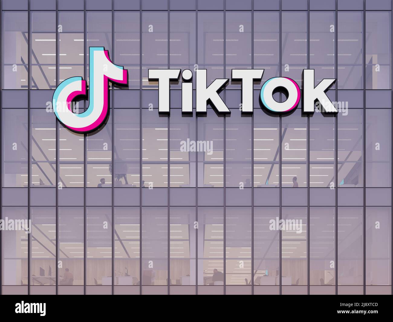 Tik tok logo 3d hi-res stock photography and images - Alamy