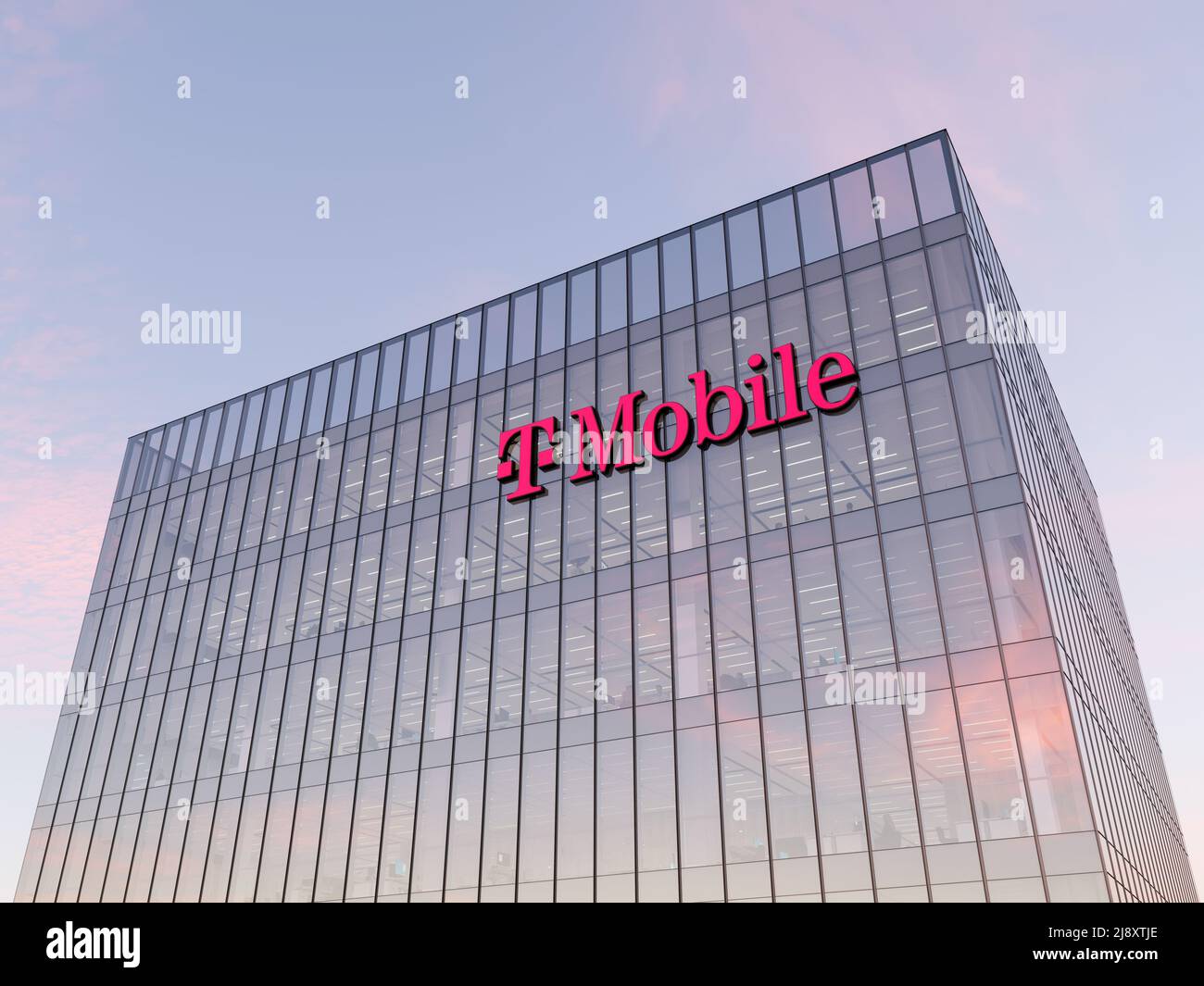 Bonn, Germany. May 2, 2022. Editorial Use Only, 3D CGI. T-Mobile ...