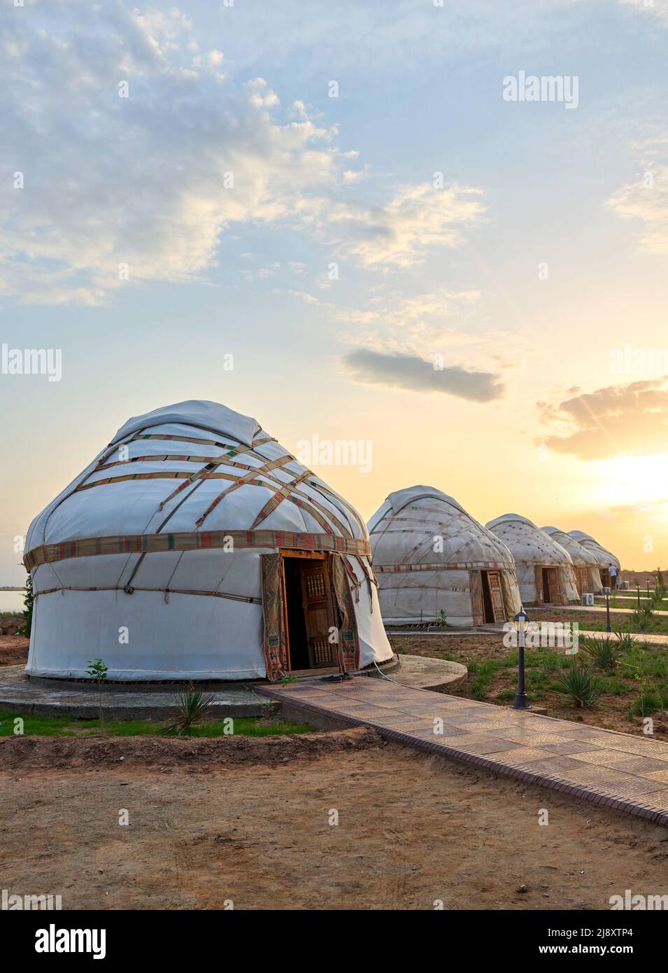 Asian yurts hi-res stock photography and images - Alamy