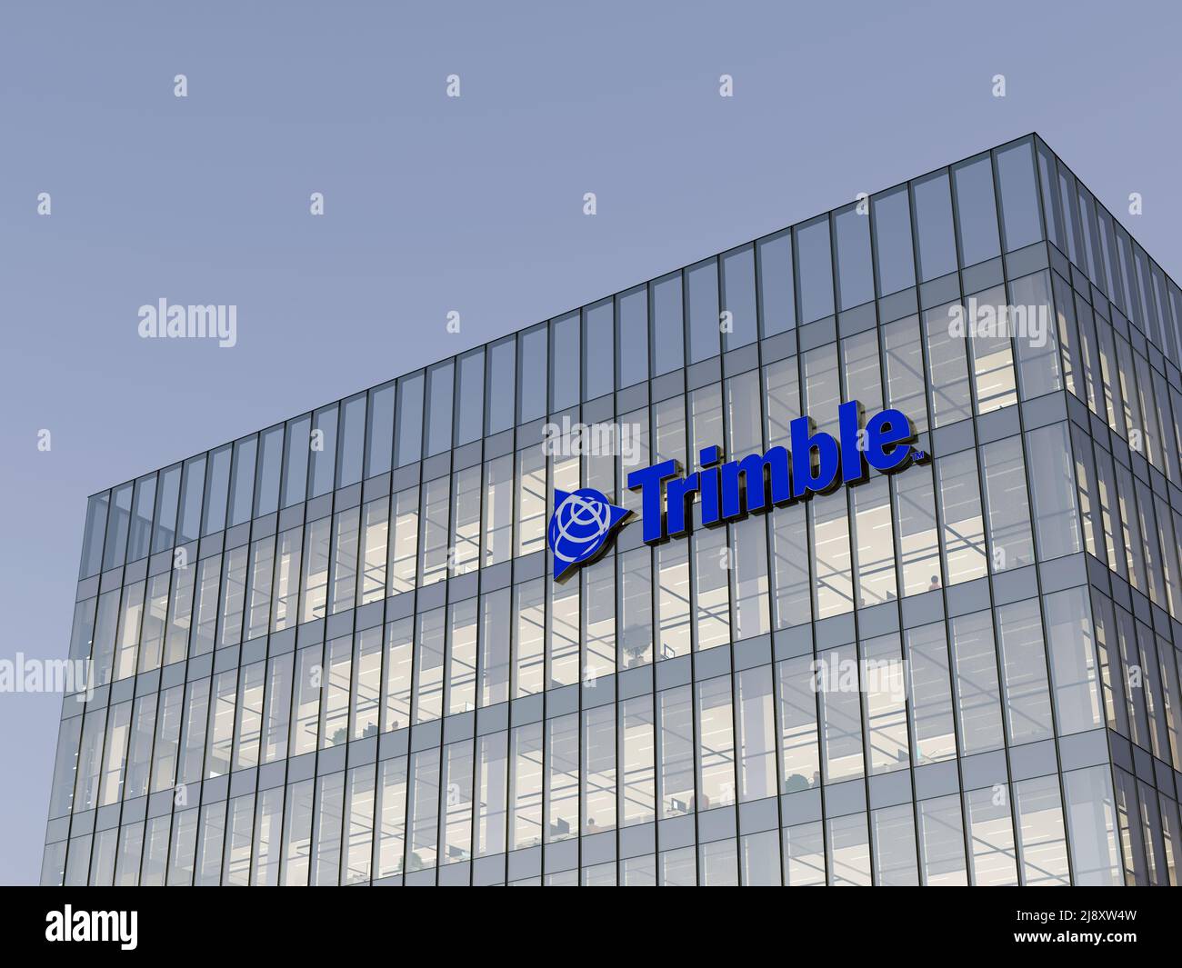 Sunnyvale, CA, USA. May 2, 2022. Editorial Use Only, 3D CGI. Trimble ...