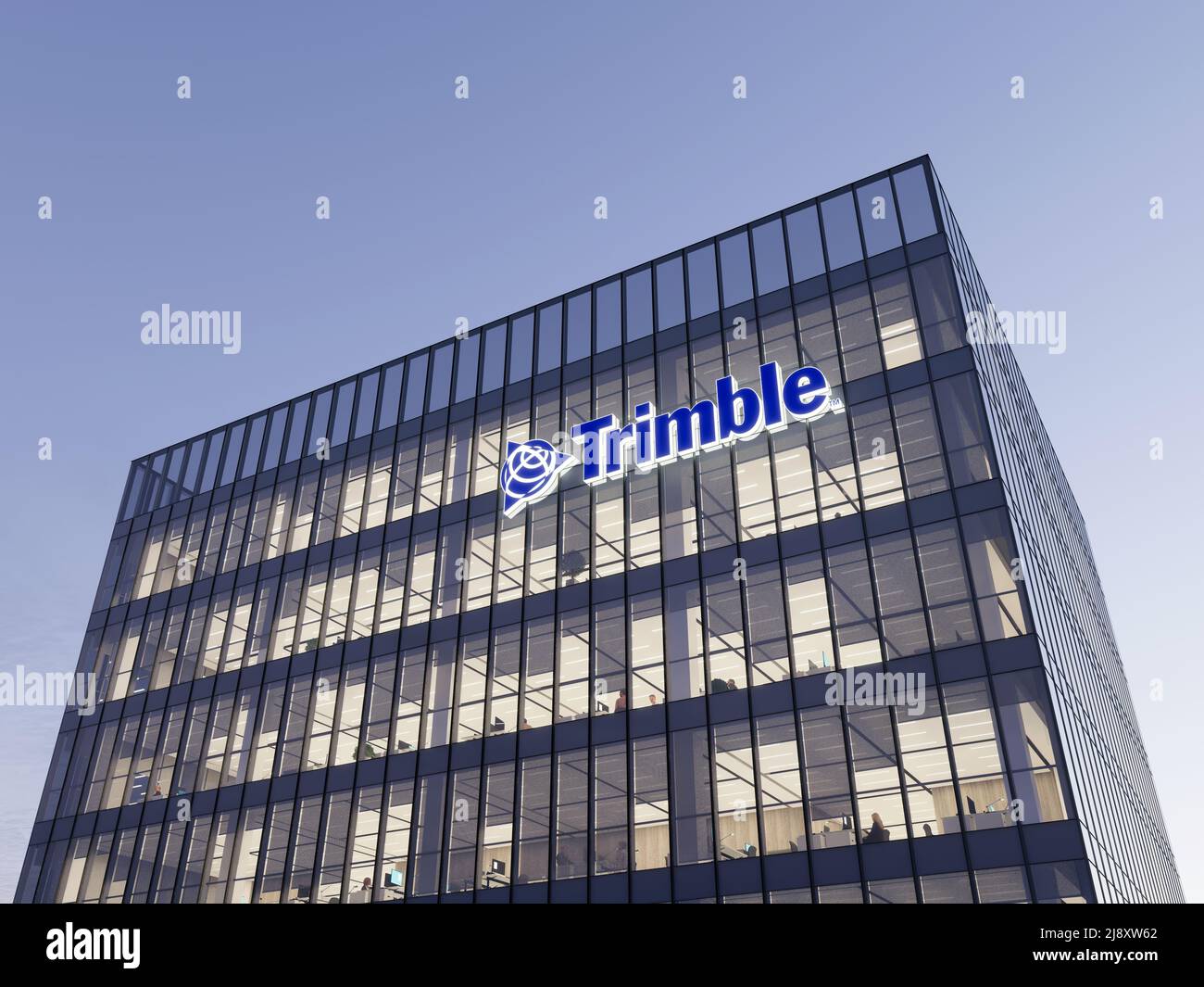 Sunnyvale, CA, USA. May 2, 2022. Editorial Use Only, 3D CGI. Trimble ...