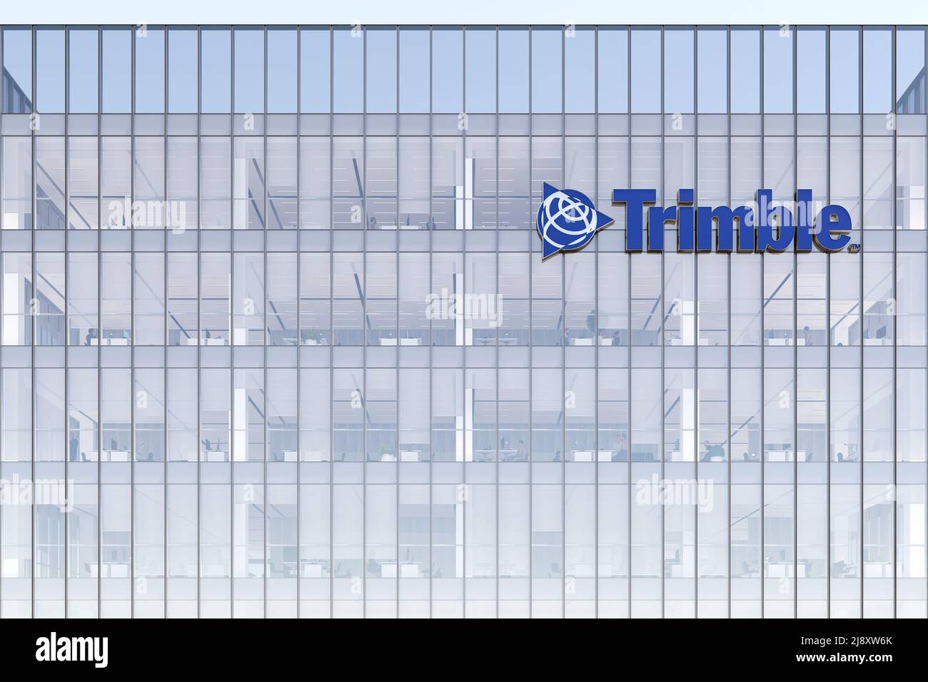 Sunnyvale, CA, USA. May 2, 2022. Editorial Use Only, 3D CGI. Trimble ...