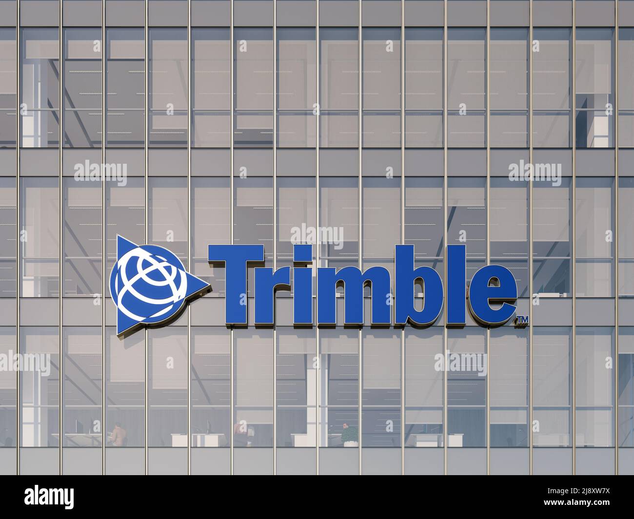Sunnyvale, CA, USA. May 2, 2022. Editorial Use Only, 3D CGI. Trimble ...