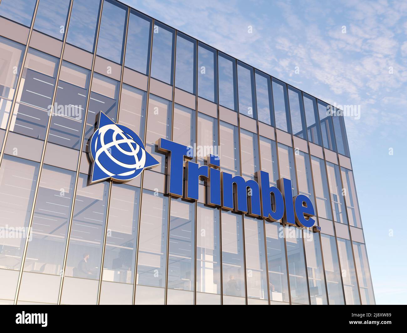 Sunnyvale, CA, USA. May 2, 2022. Editorial Use Only, 3D CGI. Trimble ...