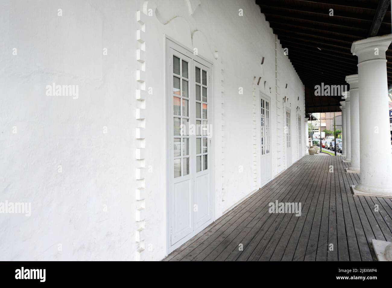 The old courthouse building in Kuching, Sarawak, Malaysia Stock Photo ...