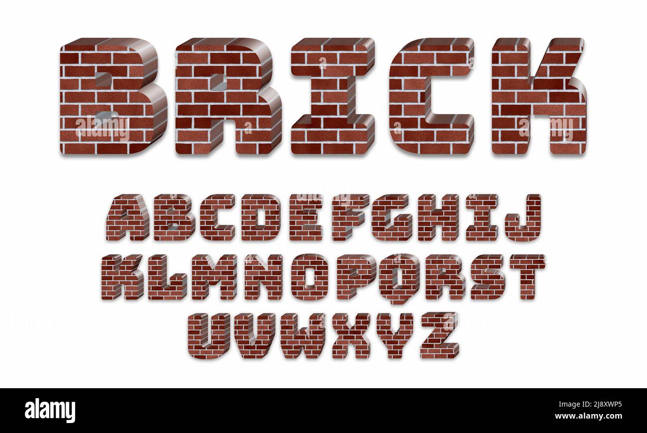 Alphabet bricks hi-res stock photography and images - Alamy