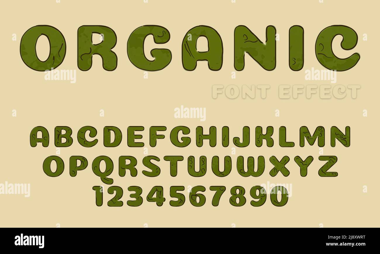 Eco font hi-res stock photography and images - Alamy