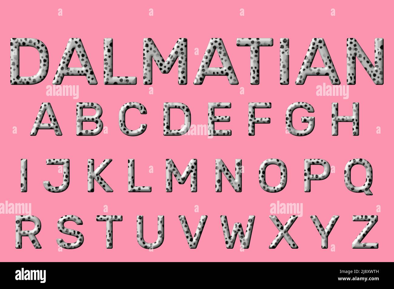 Dots font hi-res stock photography and images - Alamy