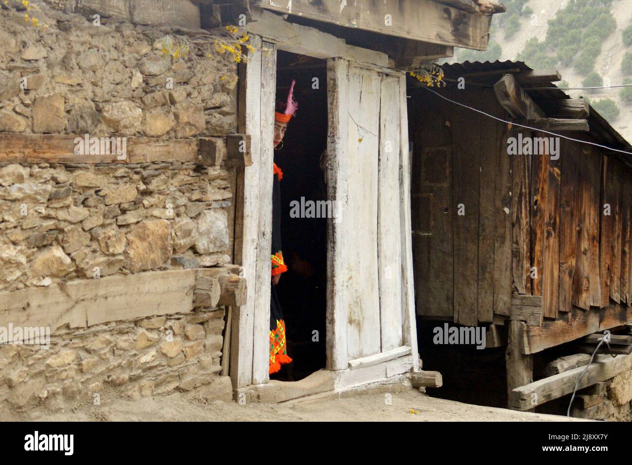May 15, 2022, Kalash, KPK, Pakistan: Kalashi women and men wearing ...