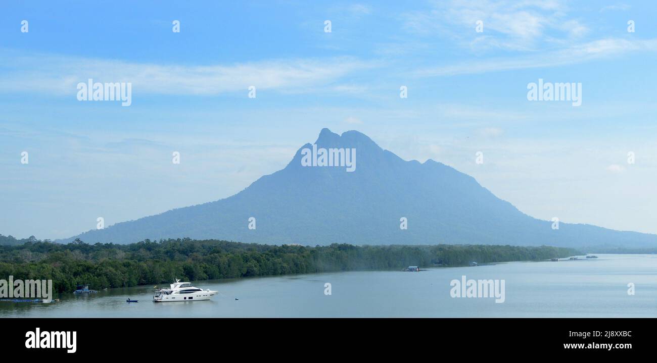 A view of Mount Santubong in Sarawak, Malaysia Stock Photo - Alamy