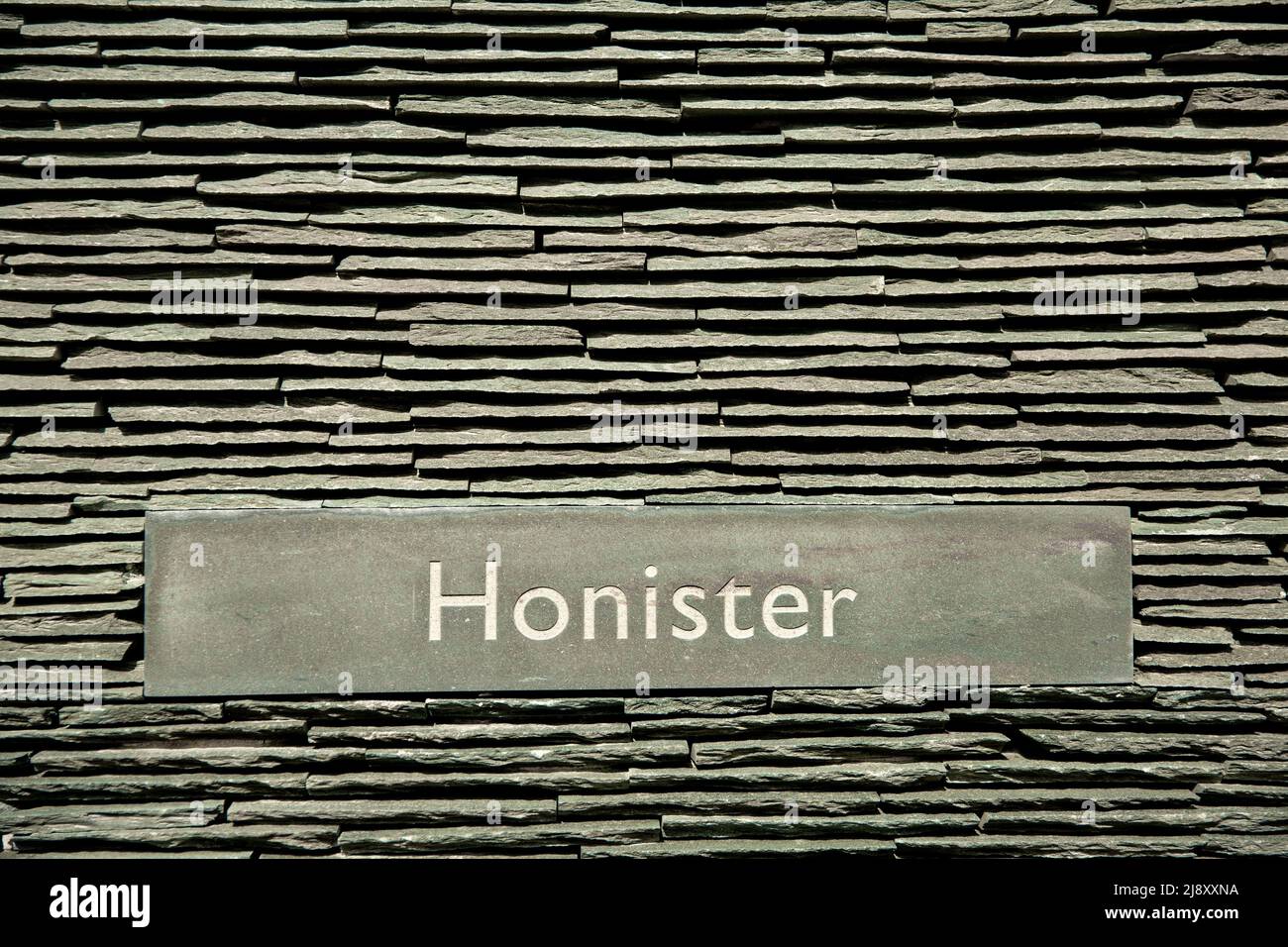A full frame background of layers of slate from Honister Slate Mine in ...