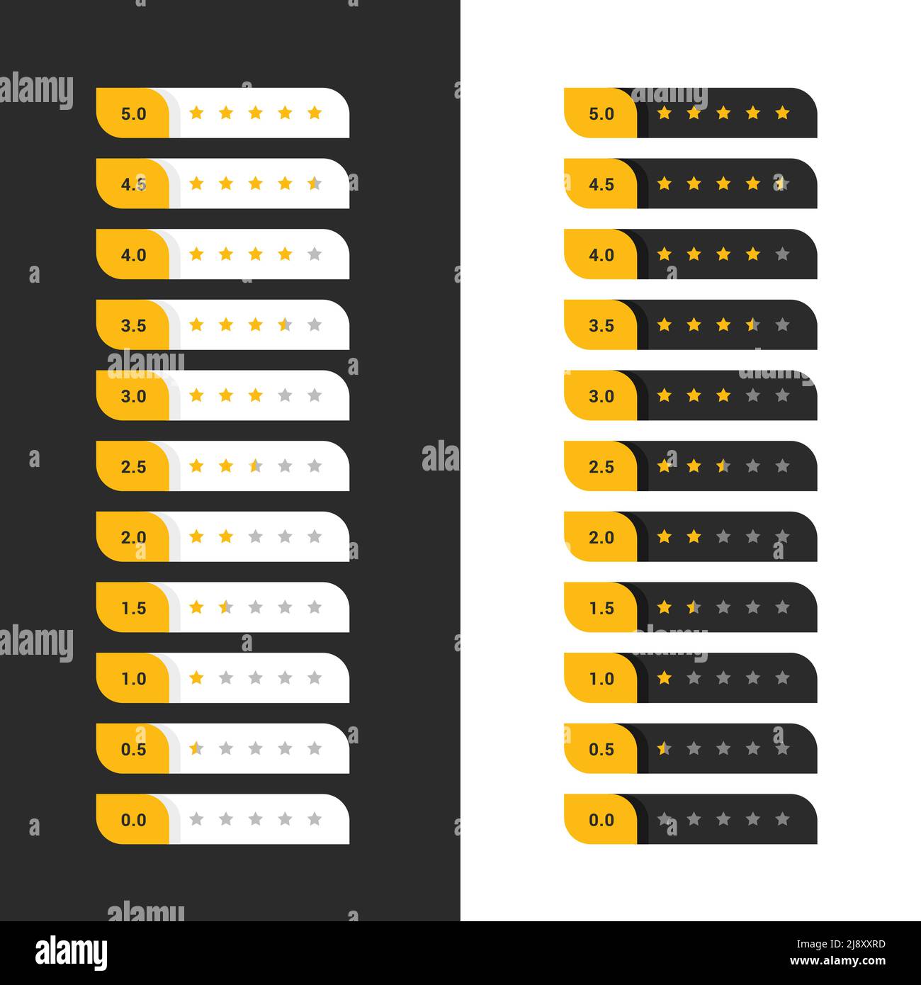 Star rating symbols Stock Vector Images - Alamy