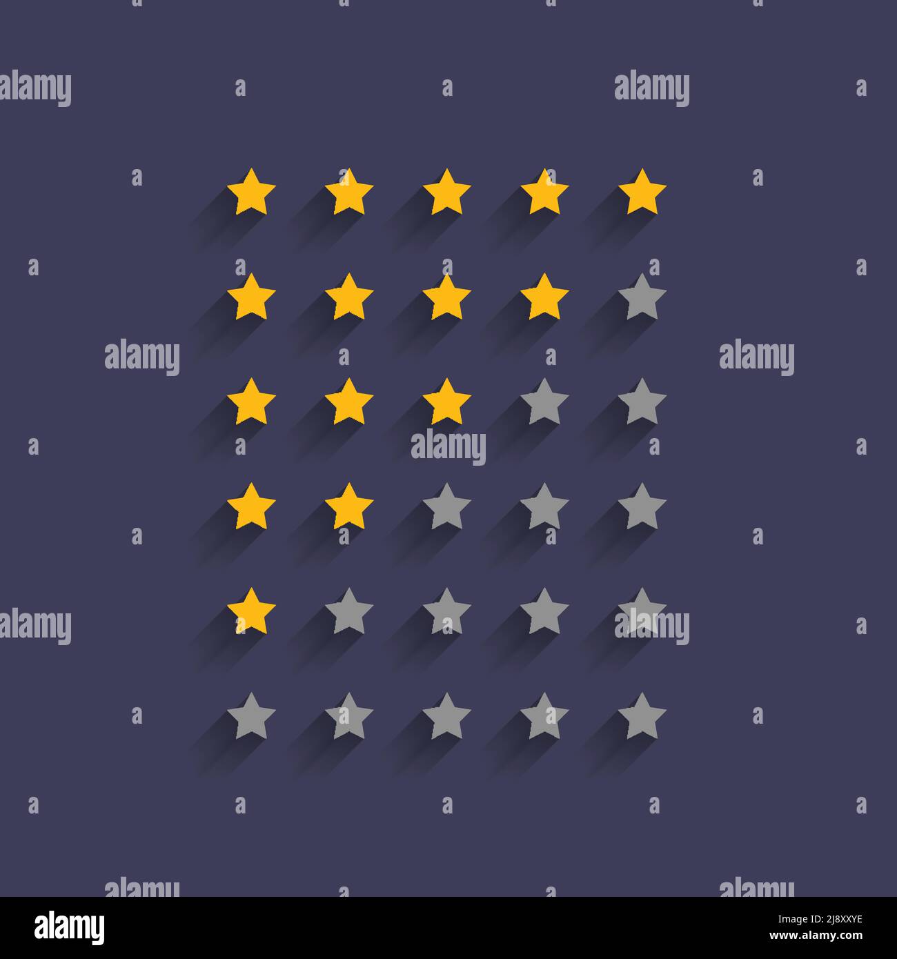 Star rating symbol hi-res stock photography and images - Alamy