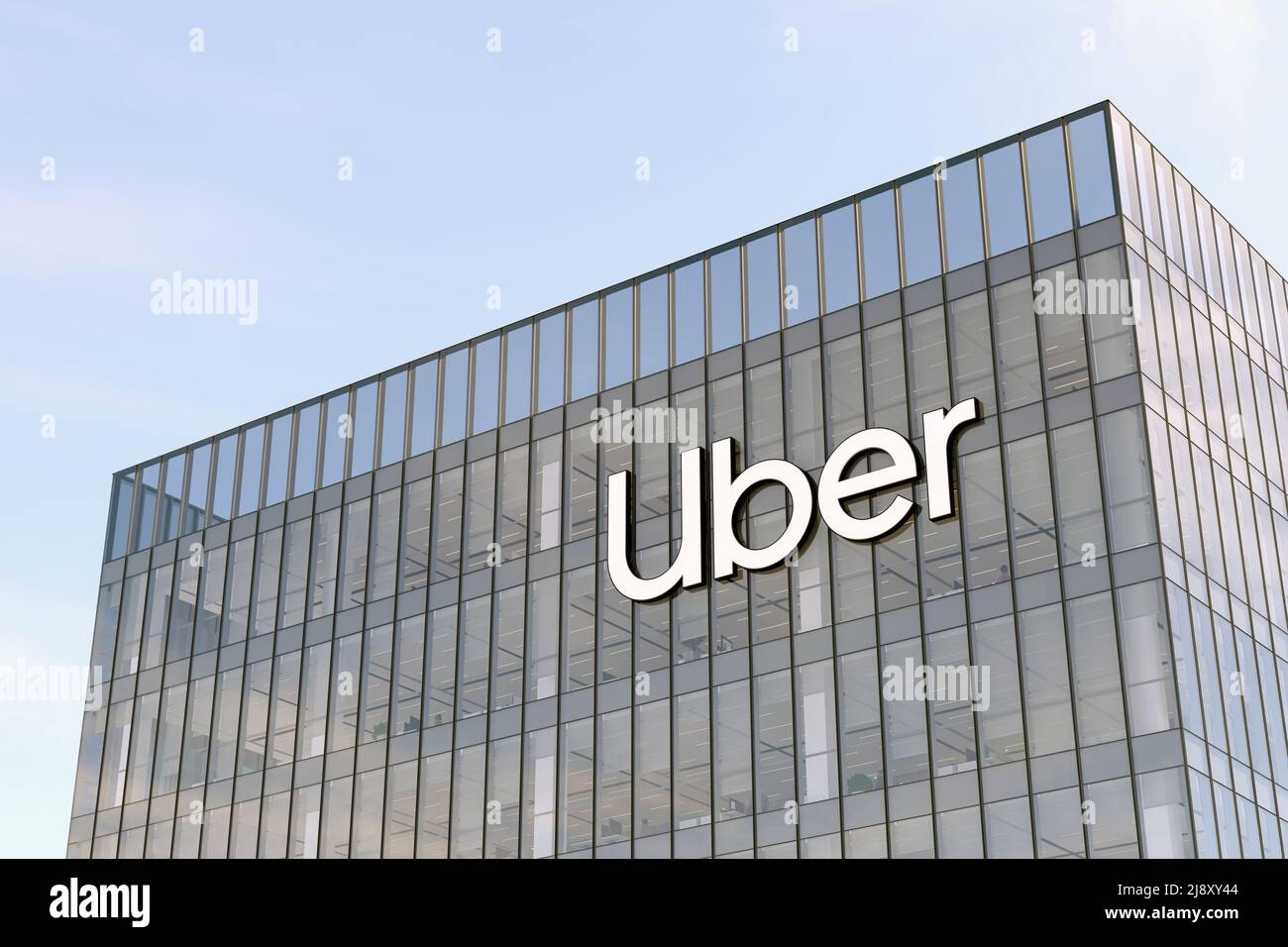 San Francisco, CA, USA. May 2, 2022. Editorial Use Only, 3D CGI. Uber ...