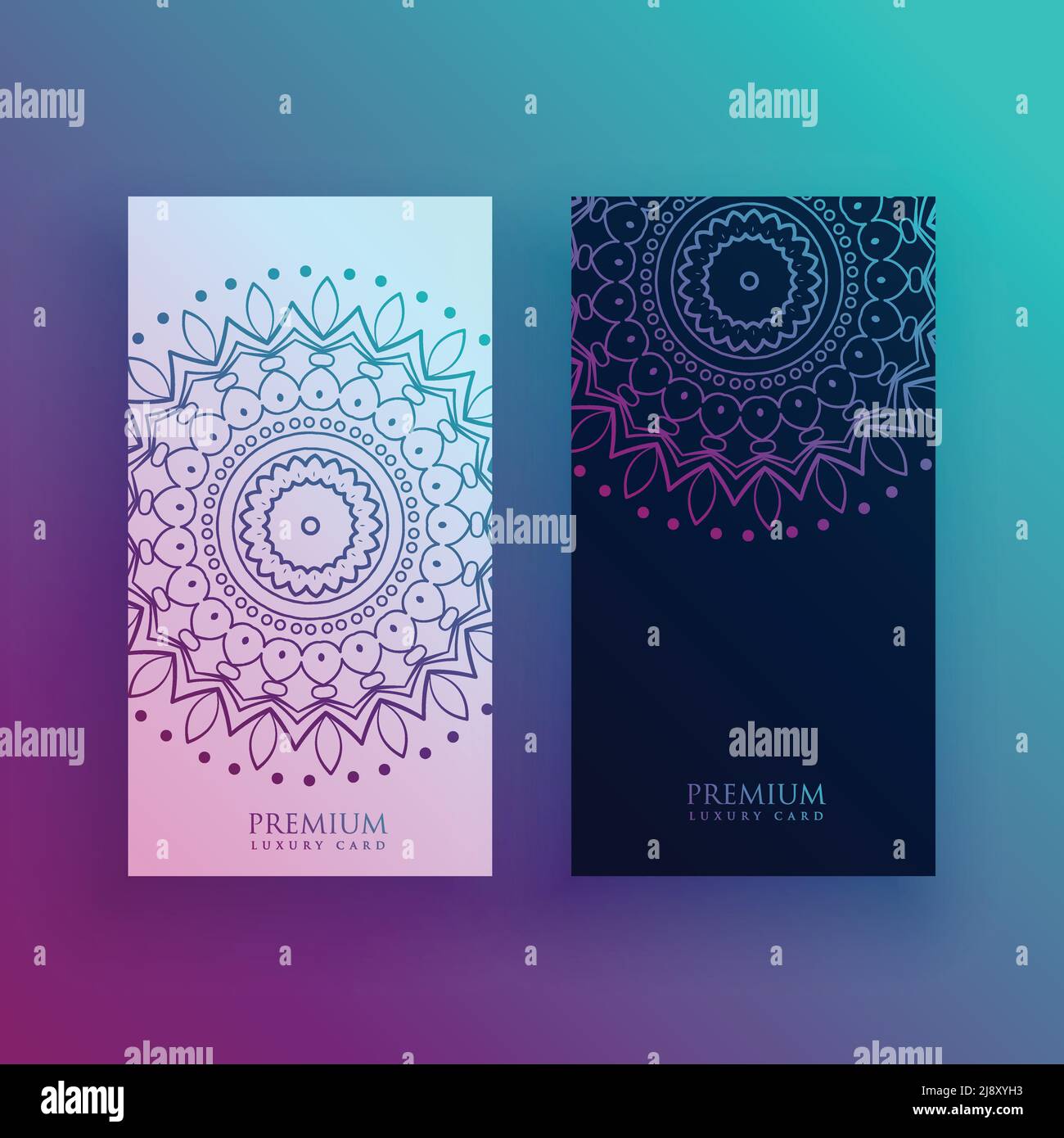 Mandala card hi-res stock photography and images - Alamy