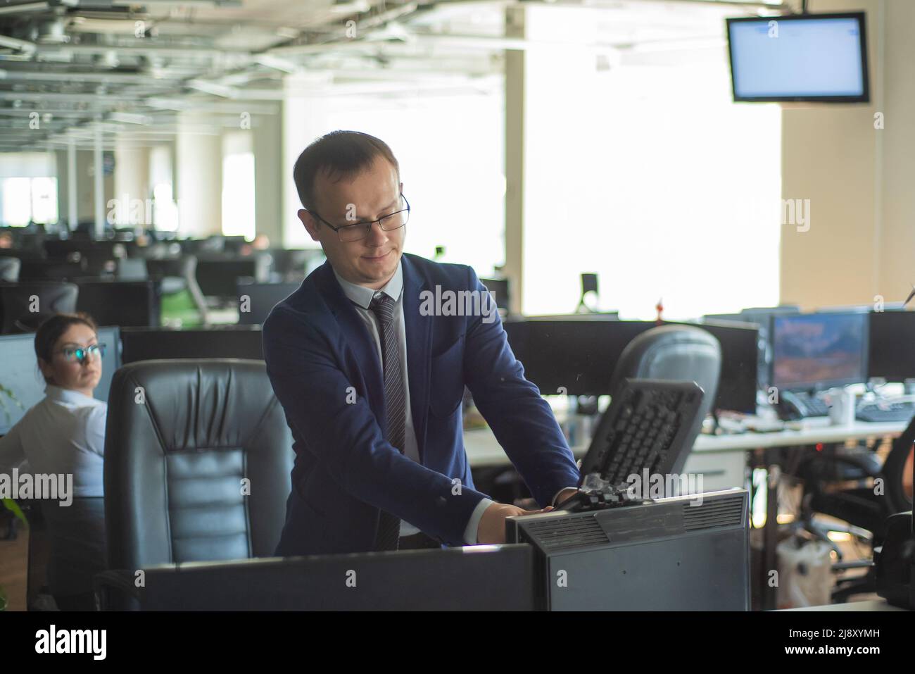 A man freaks out and gets depressed from a mistake and breaks the ...