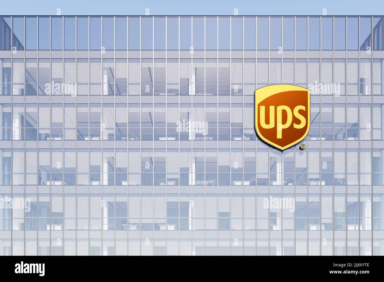 Atlanta, GA, USA. May 2, 2022. Editorial Use Only, 3D CGI. UPS - United ...