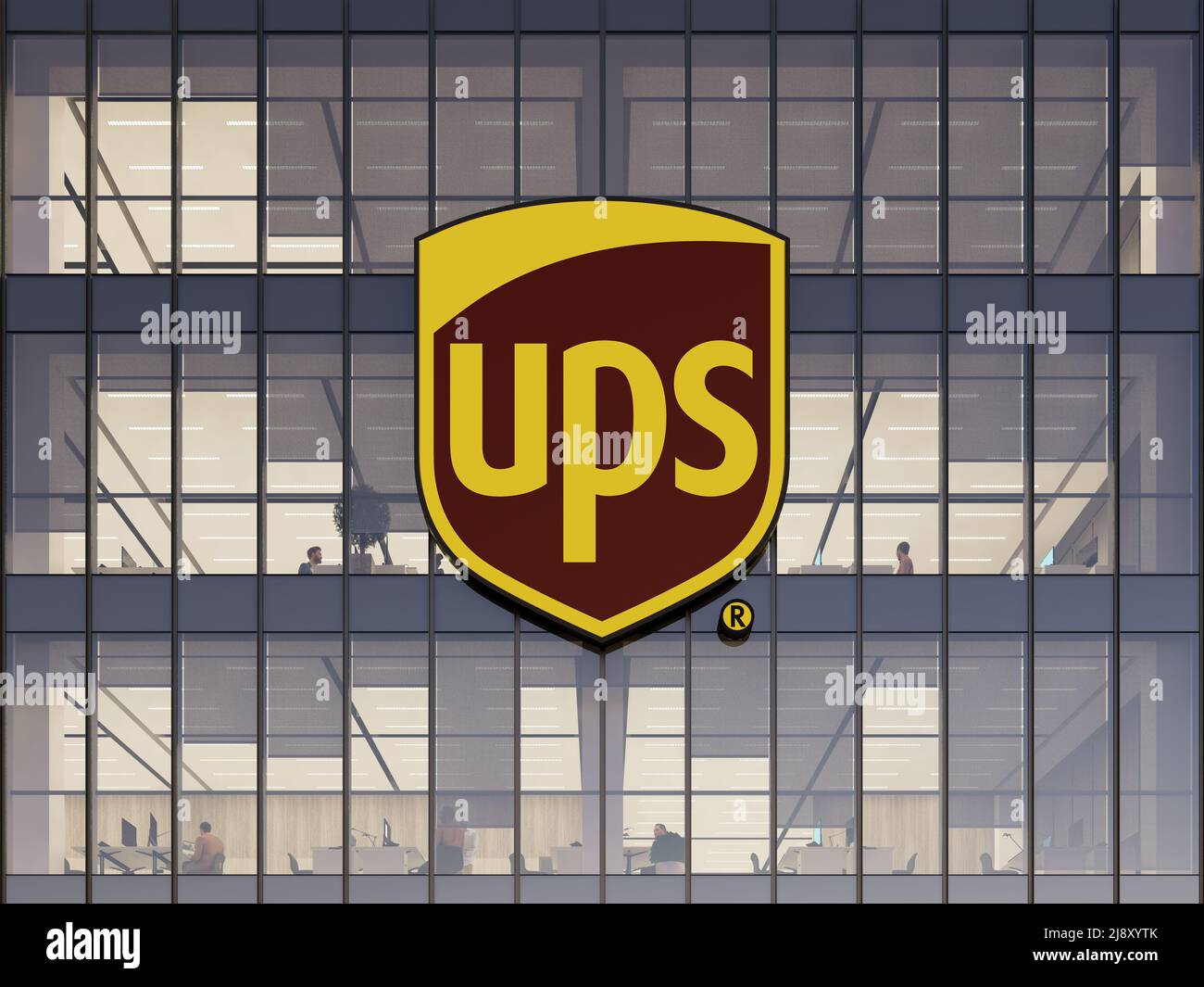 Atlanta, GA, USA. May 2, 2022. Editorial Use Only, 3D CGI. UPS - United ...