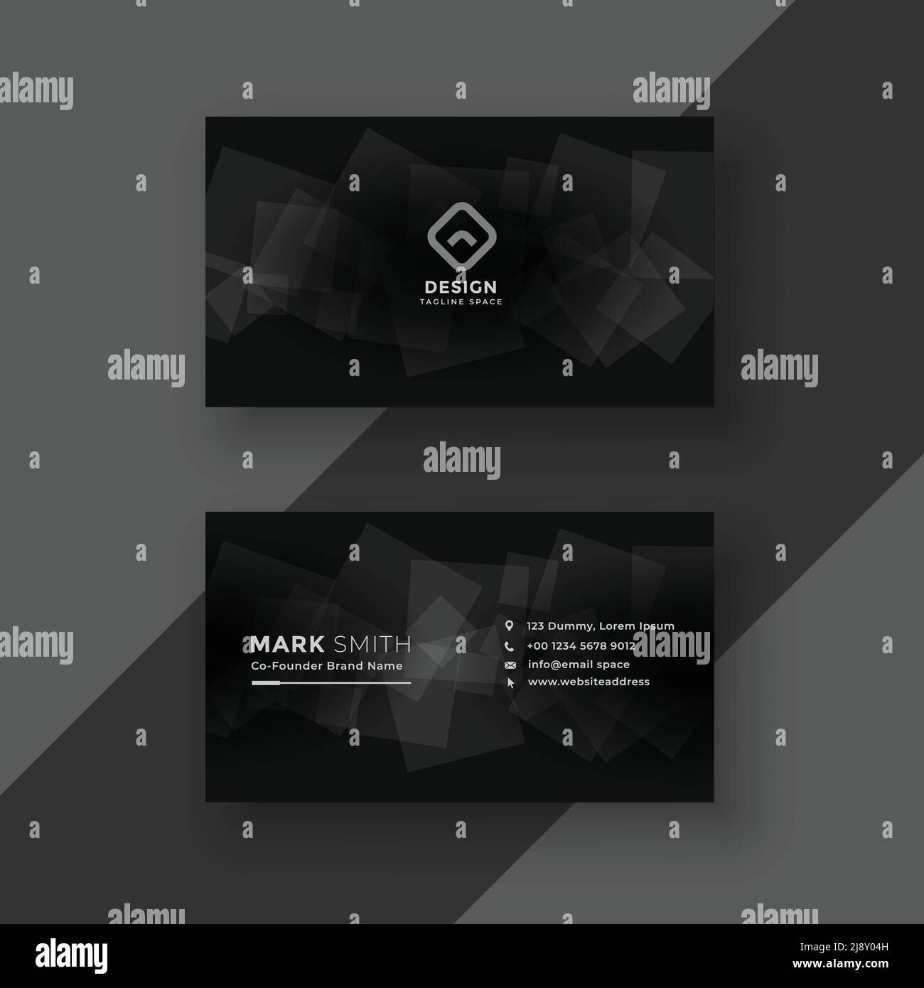 Black business card Black and White Stock Photos & Images - Alamy