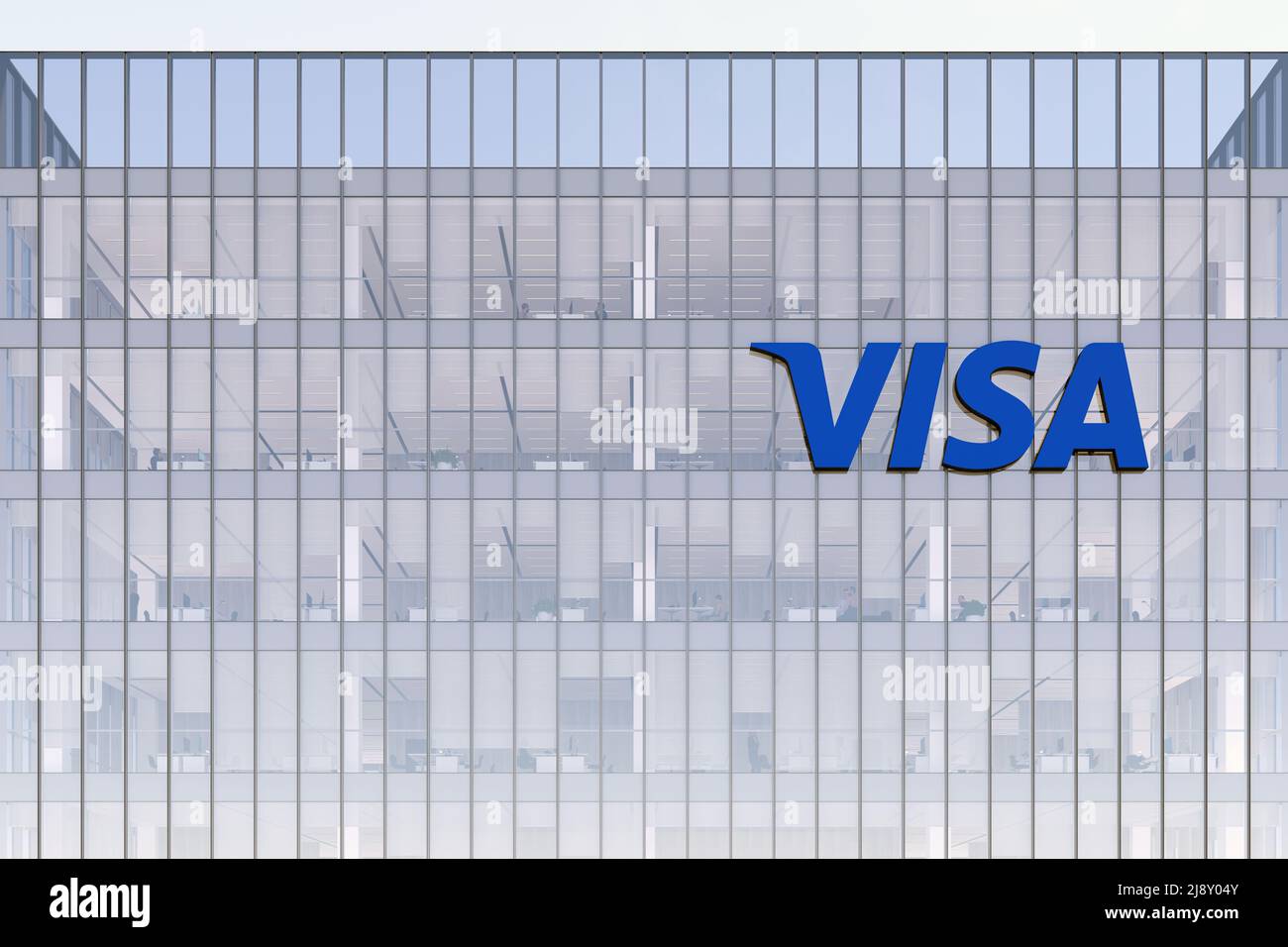 San Francisco, CA, USA. May 2, 2022. Editorial Use Only, 3D CGI. Visa ...