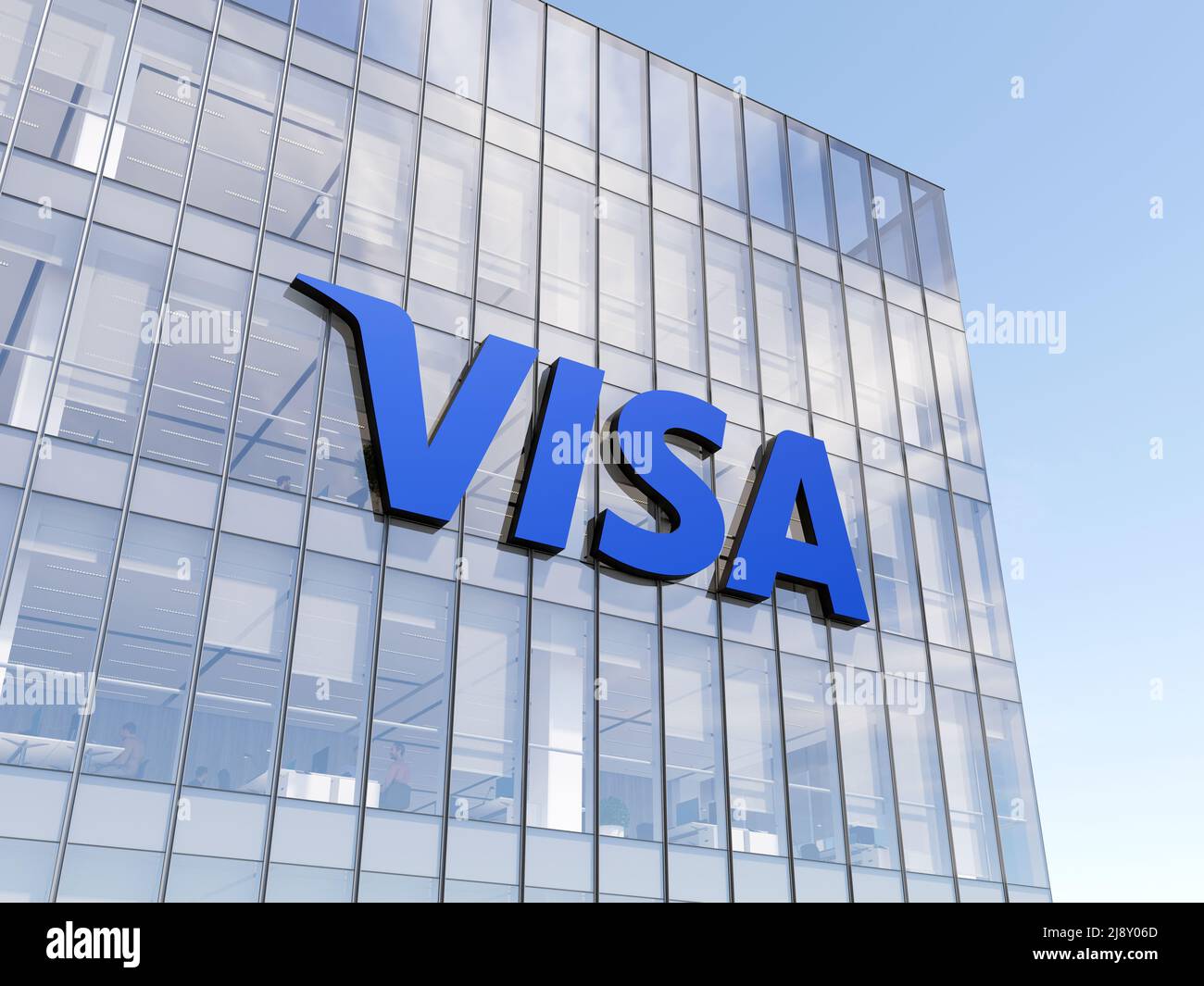 San Francisco, CA, USA. May 2, 2022. Editorial Use Only, 3D CGI. Visa ...