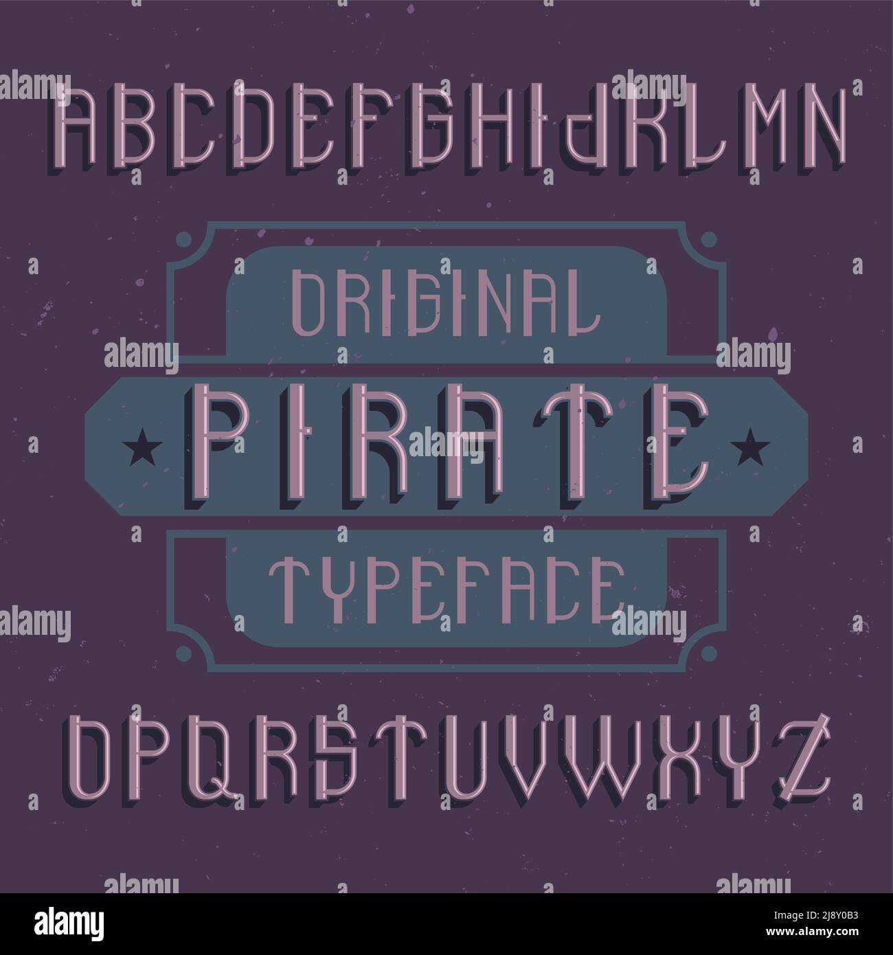 Original label typeface named '"Pirate". Good to use in any label ...