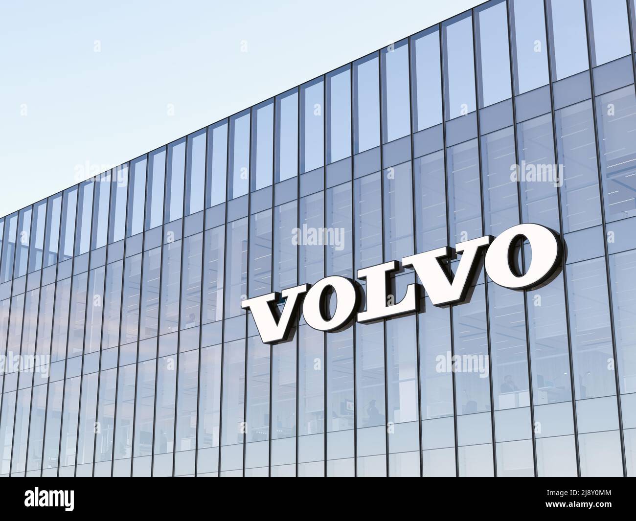 Gothenburg, Sweden. May 2, 2022. Editorial Use Only, 3D CGI. Volvo ...
