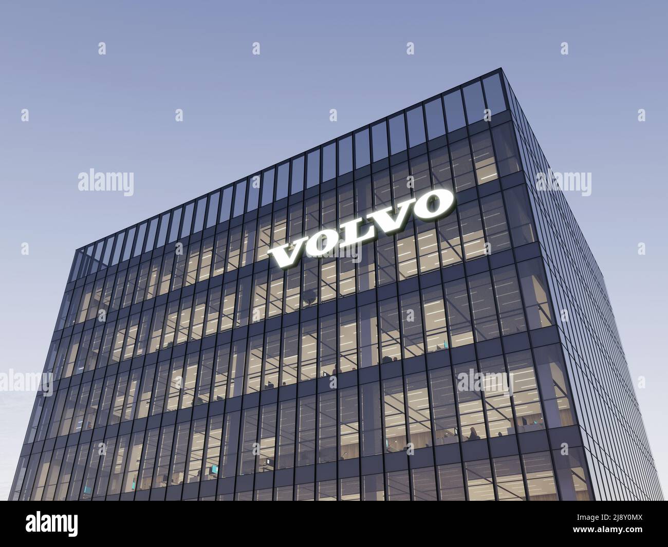 Gothenburg, Sweden. May 2, 2022. Editorial Use Only, 3D CGI. Volvo ...