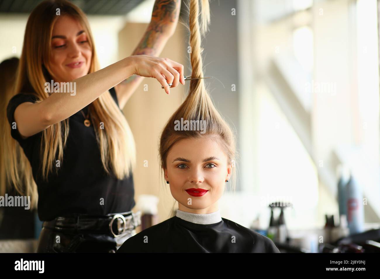 Long lock hi-res stock photography and images - Alamy