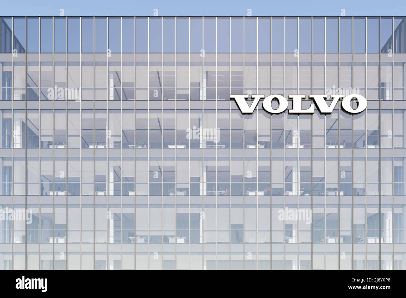 Gothenburg, Sweden. May 2, 2022. Editorial Use Only, 3D CGI. Volvo ...