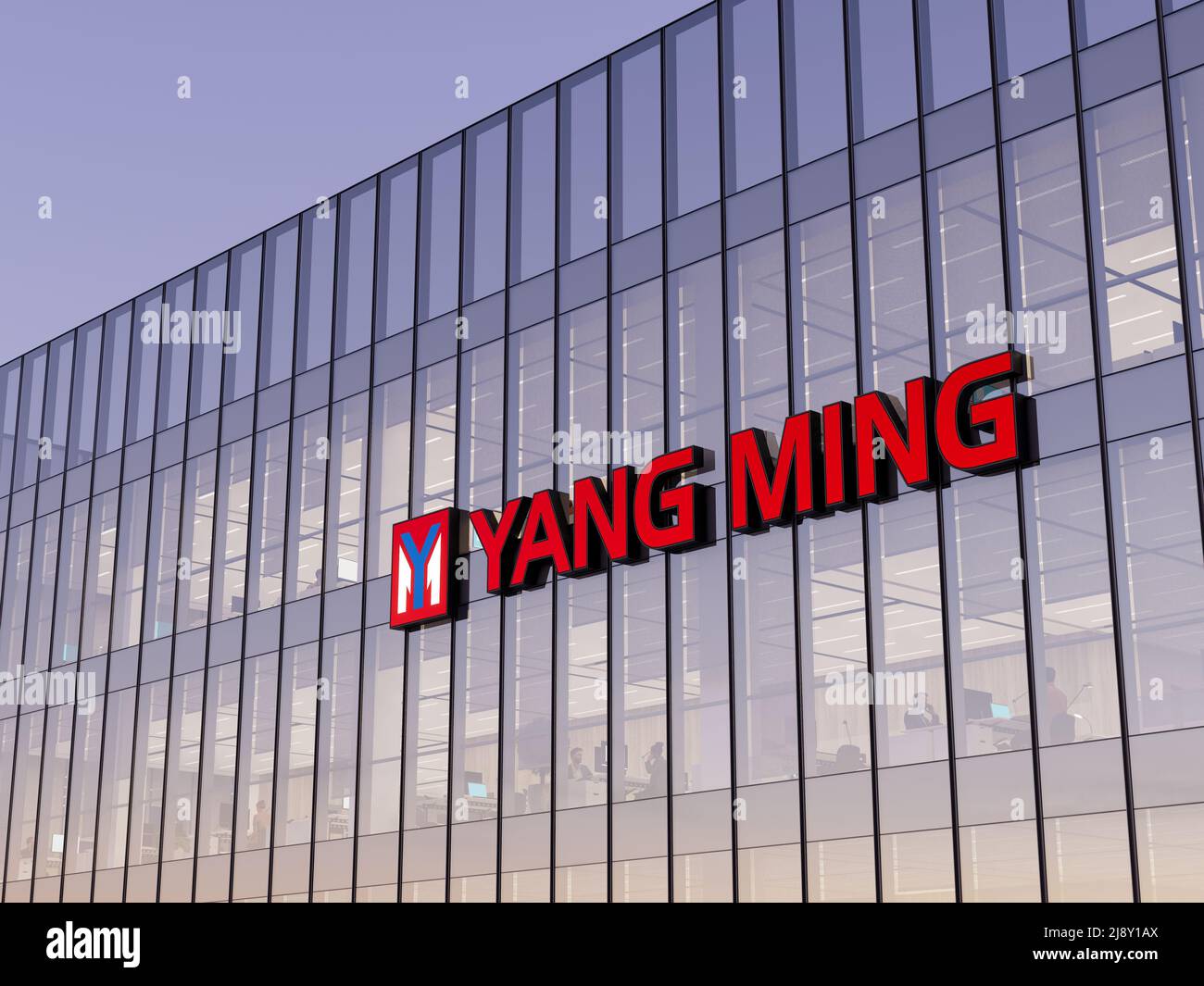 Keelung City, Taiwan. May 2, 2022. Editorial Use Only, 3D CGI. Yang ...