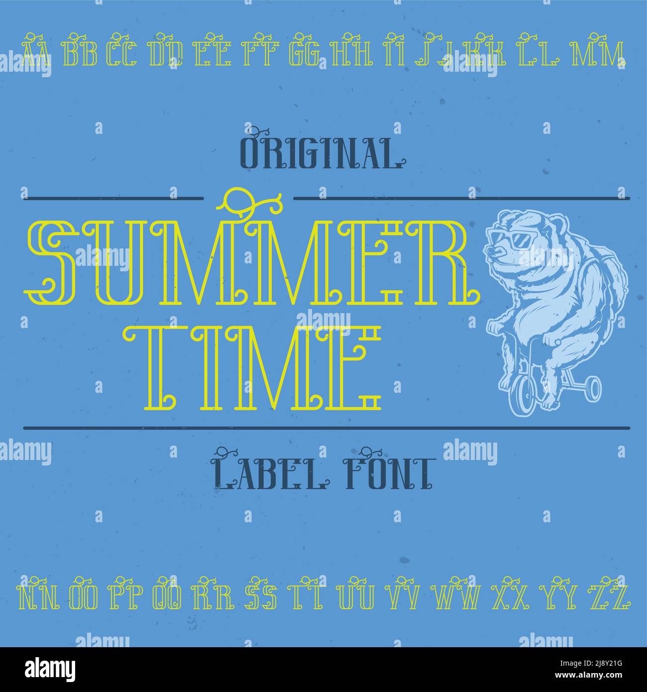 Good time at the beach Stock Vector Images - Alamy