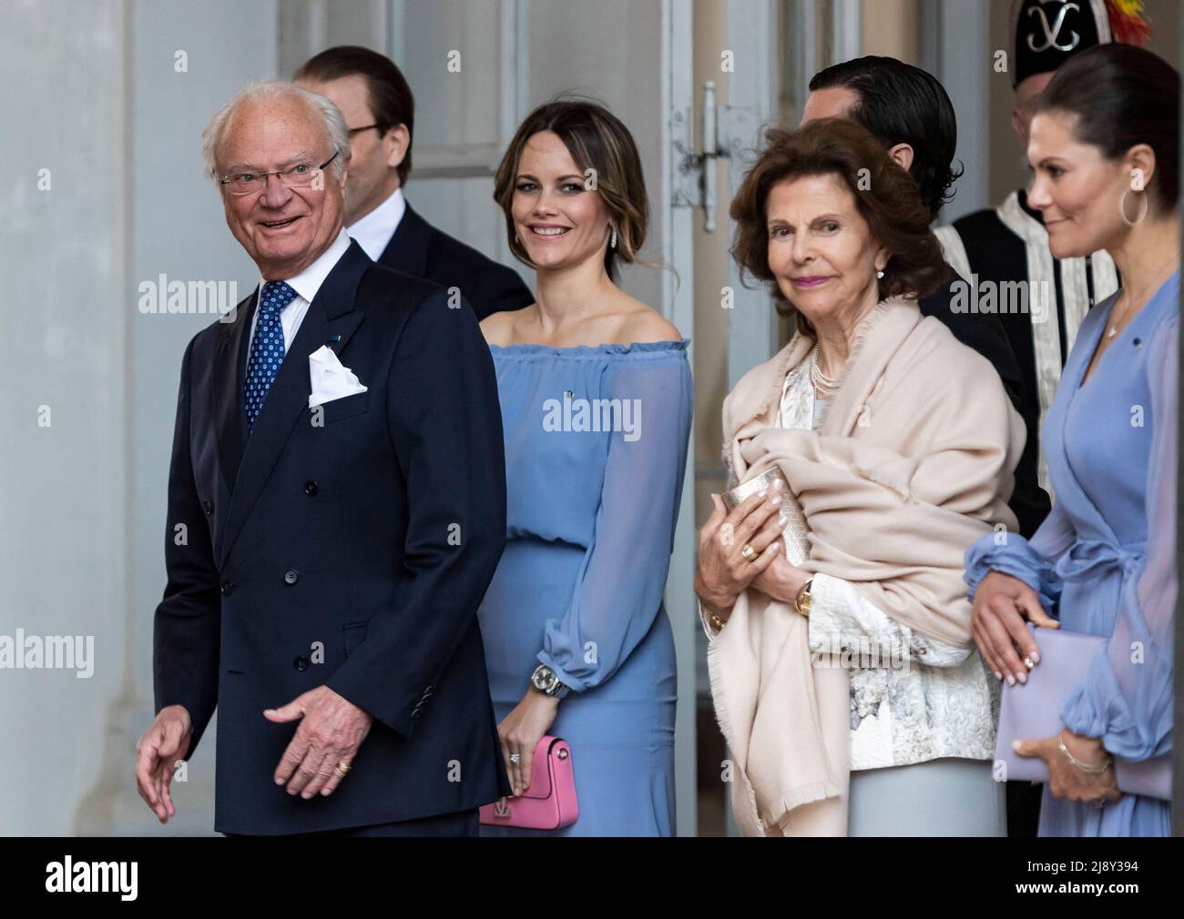 Prince Daniel, Prince Carl Philip, Princess Sofia, King Carl Gustaf ...