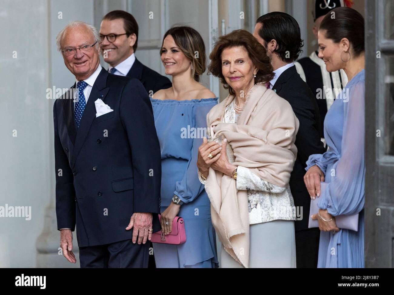 Prince Daniel, Prince Carl Philip, Princess Sofia, King Carl Gustaf ...