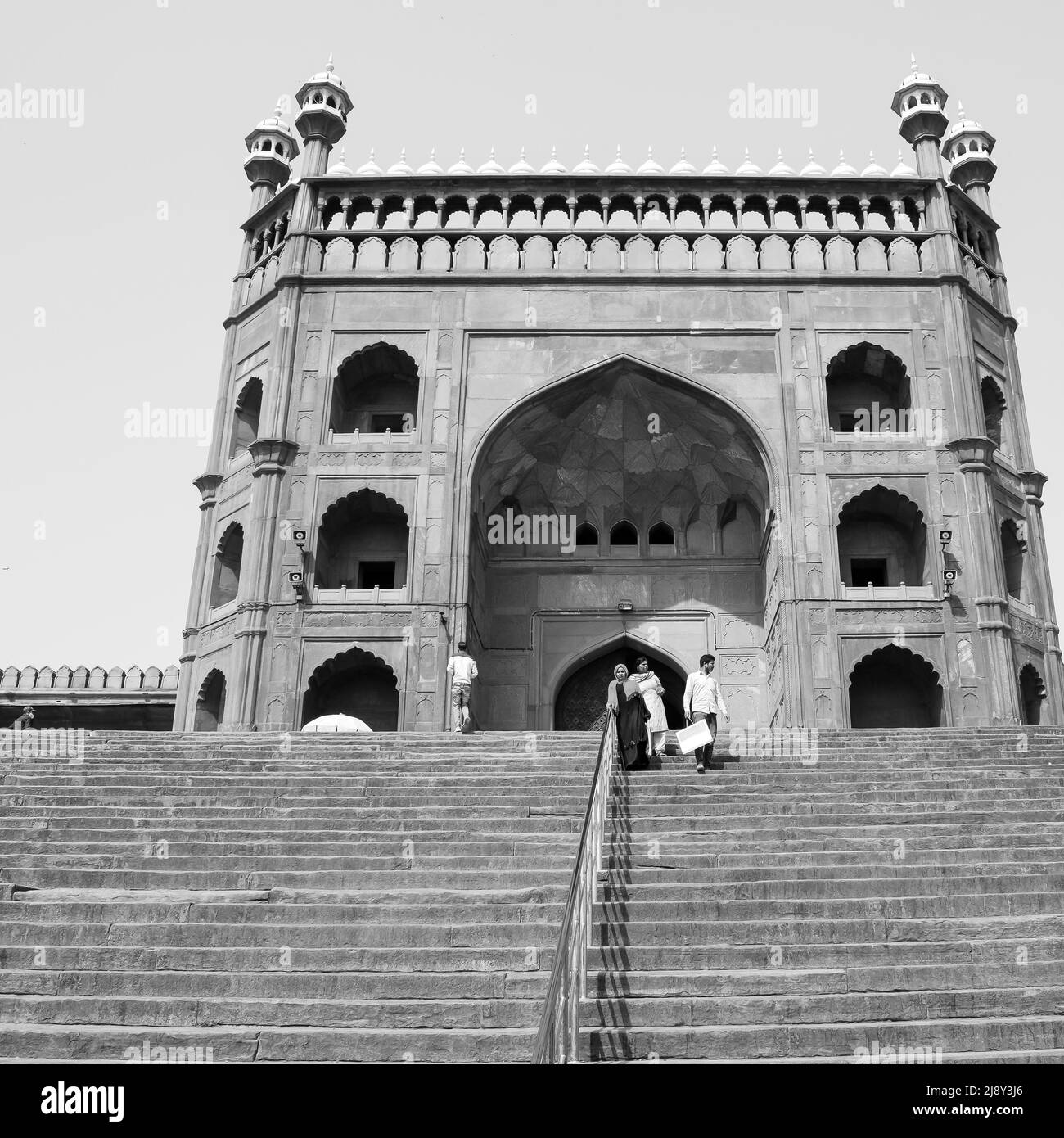 Delhi, India-April 15,2022: Unidentified Indian tourist visiting Jama ...