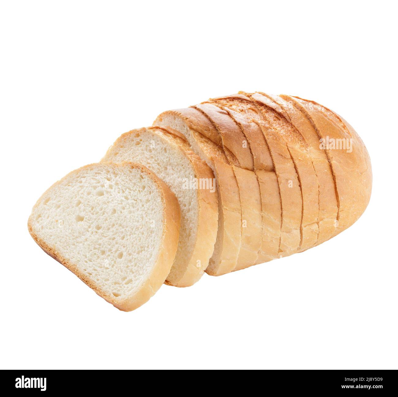 Isolated fresh bakery food on a white background Stock Photo - Alamy