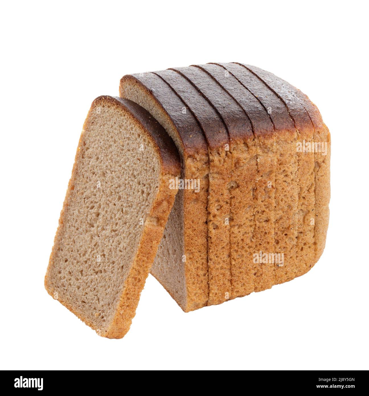 Isolated fresh bakery food on a white background Stock Photo - Alamy