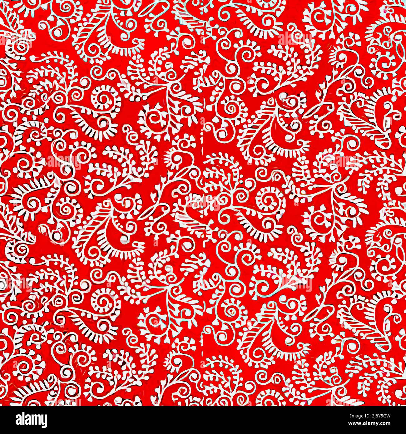 Textile and wallpaper patterns. A printable digital illustration work ...
