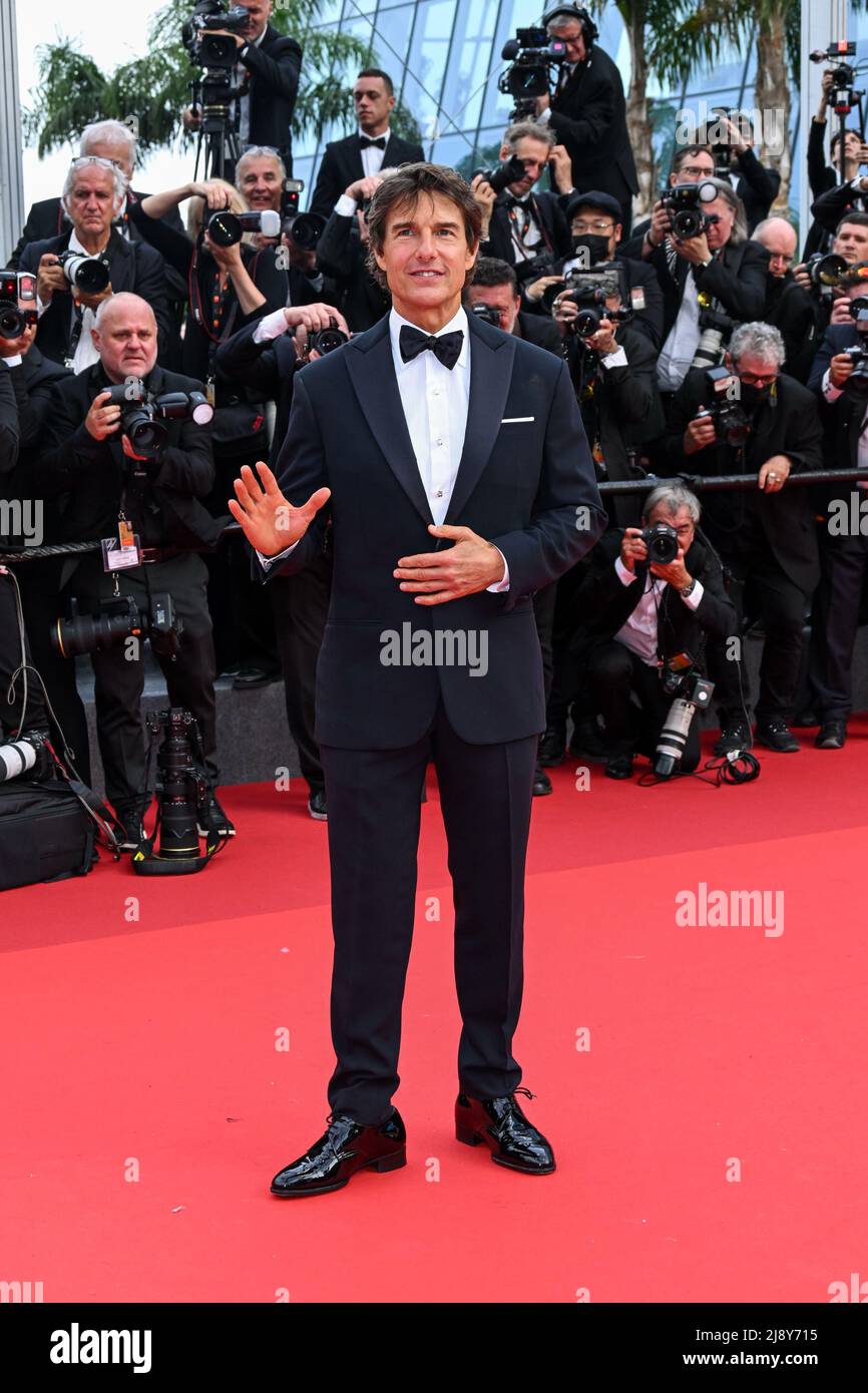 Tom Cruise 75th Cannes Film Festival Red Carpet of the movie -Top Gun ...