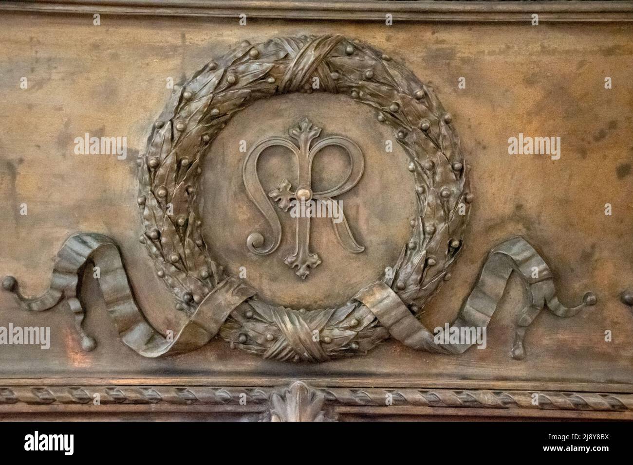 Crest on the Sarcophagus of Ferdinand I of Austria (1793-1875 ...