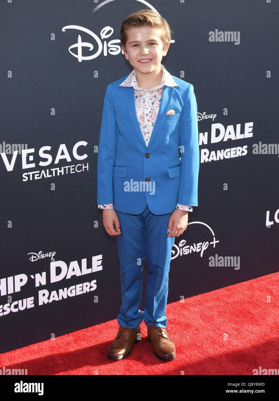 Mason Blomberg arrives at the CHIP ‘N DALE: RESCUE RANGERS World ...