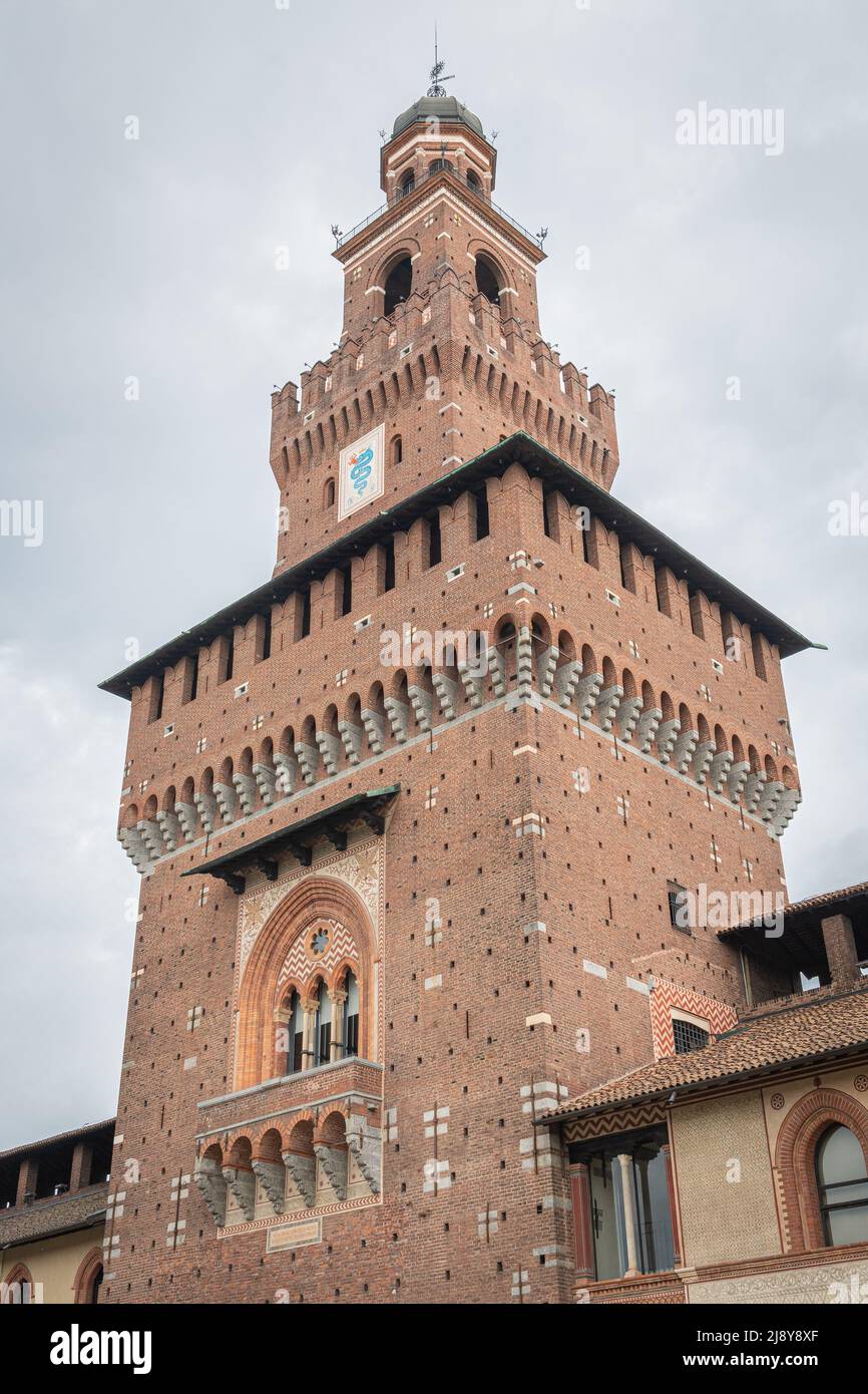 The Castello Sforzesco (Italian for "Sforza's Castle") is a medieval ...