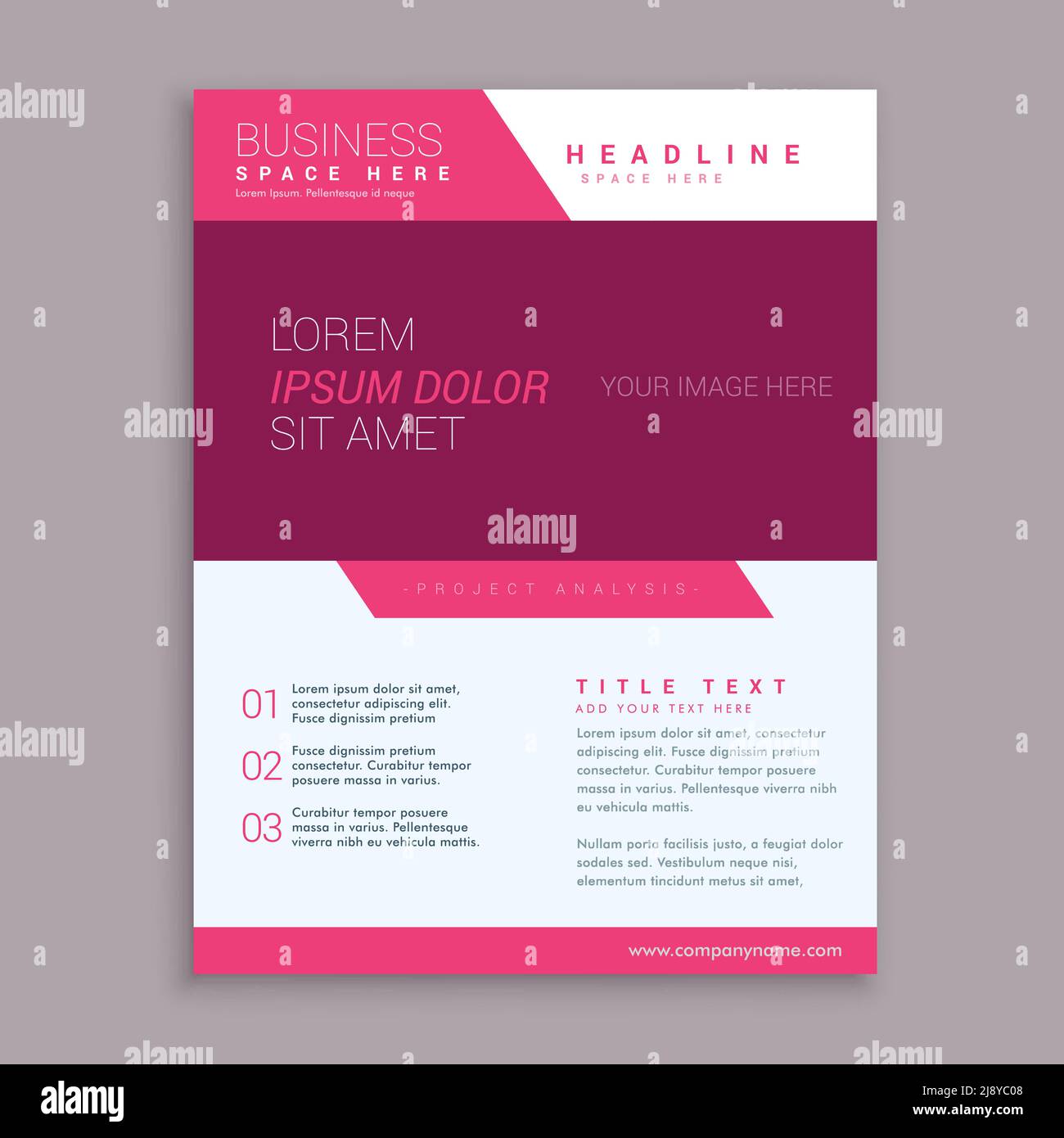 Organization flyer template Stock Vector Images - Alamy