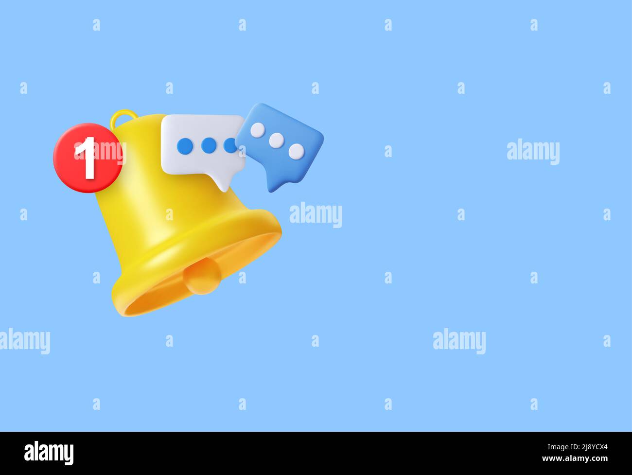 Pink notification message bell hi-res stock photography and images - Alamy