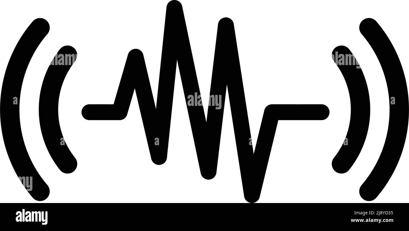 Sound effect wave Cut Out Stock Images & Pictures - Alamy