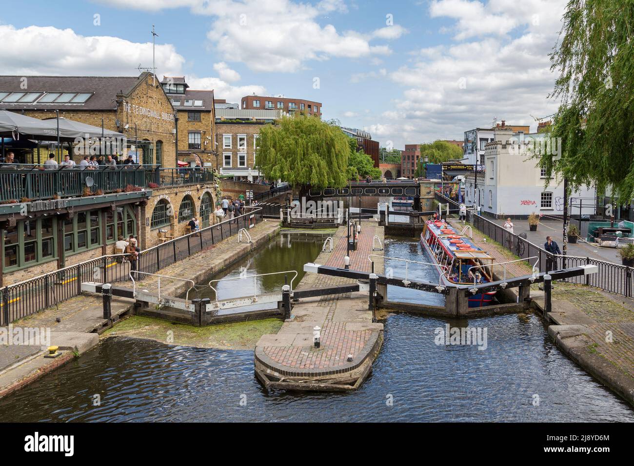 Camden Lock a.k.a. Hampstead Road Locks, is a twin manually operated ...