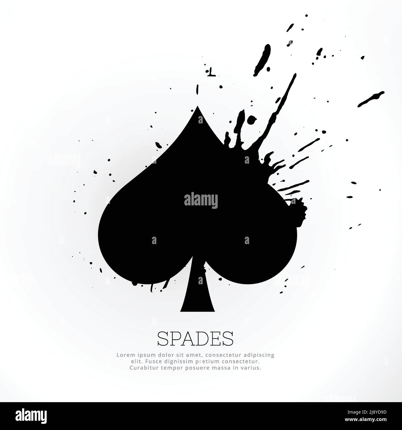Spades shape hi-res stock photography and images - Alamy