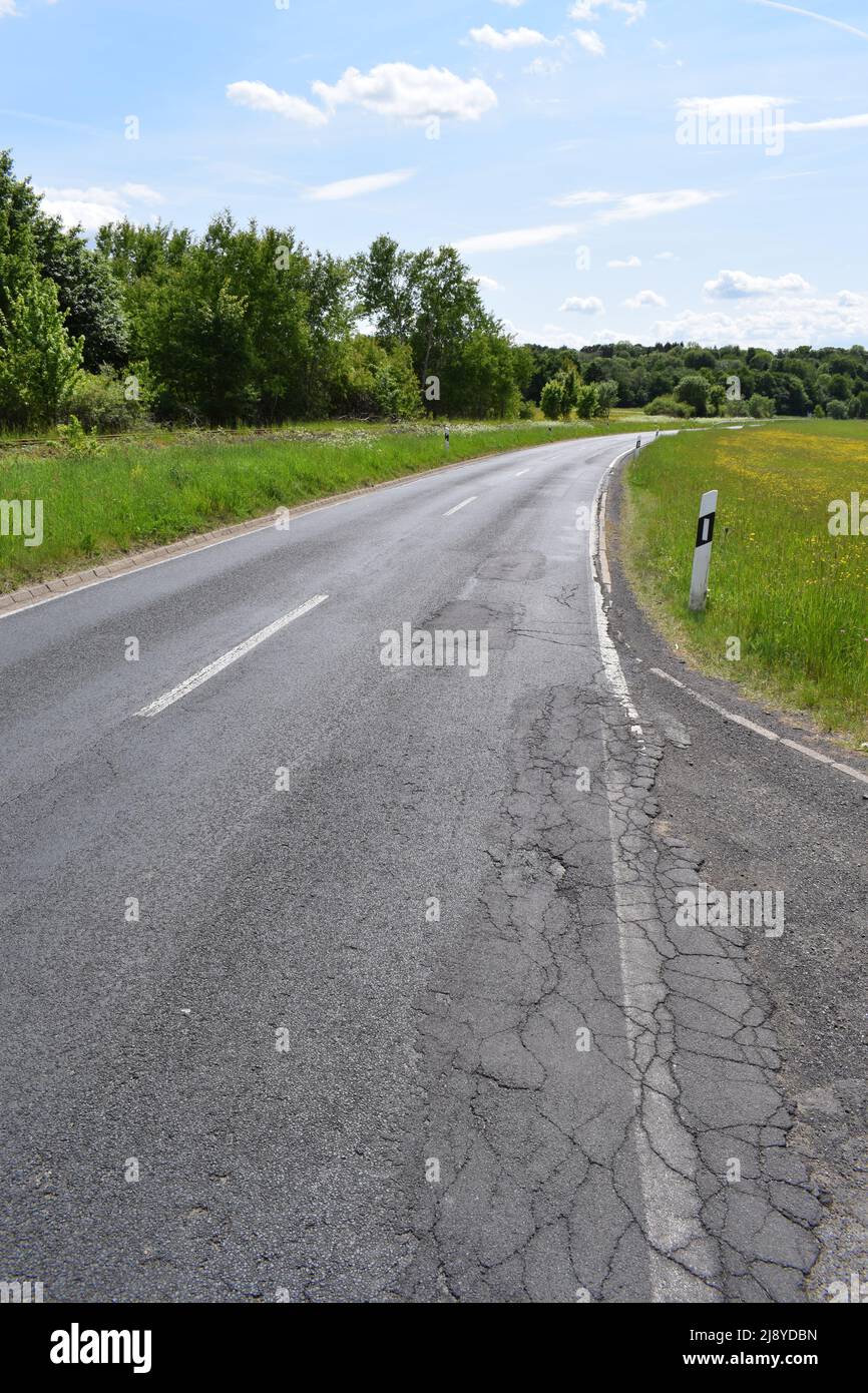 Rough road surface deterioration hi-res stock photography and images ...