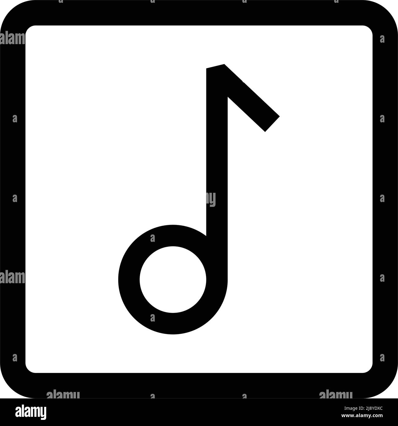 A box of musical note icons. Editable vector Stock Vector Image & Art ...