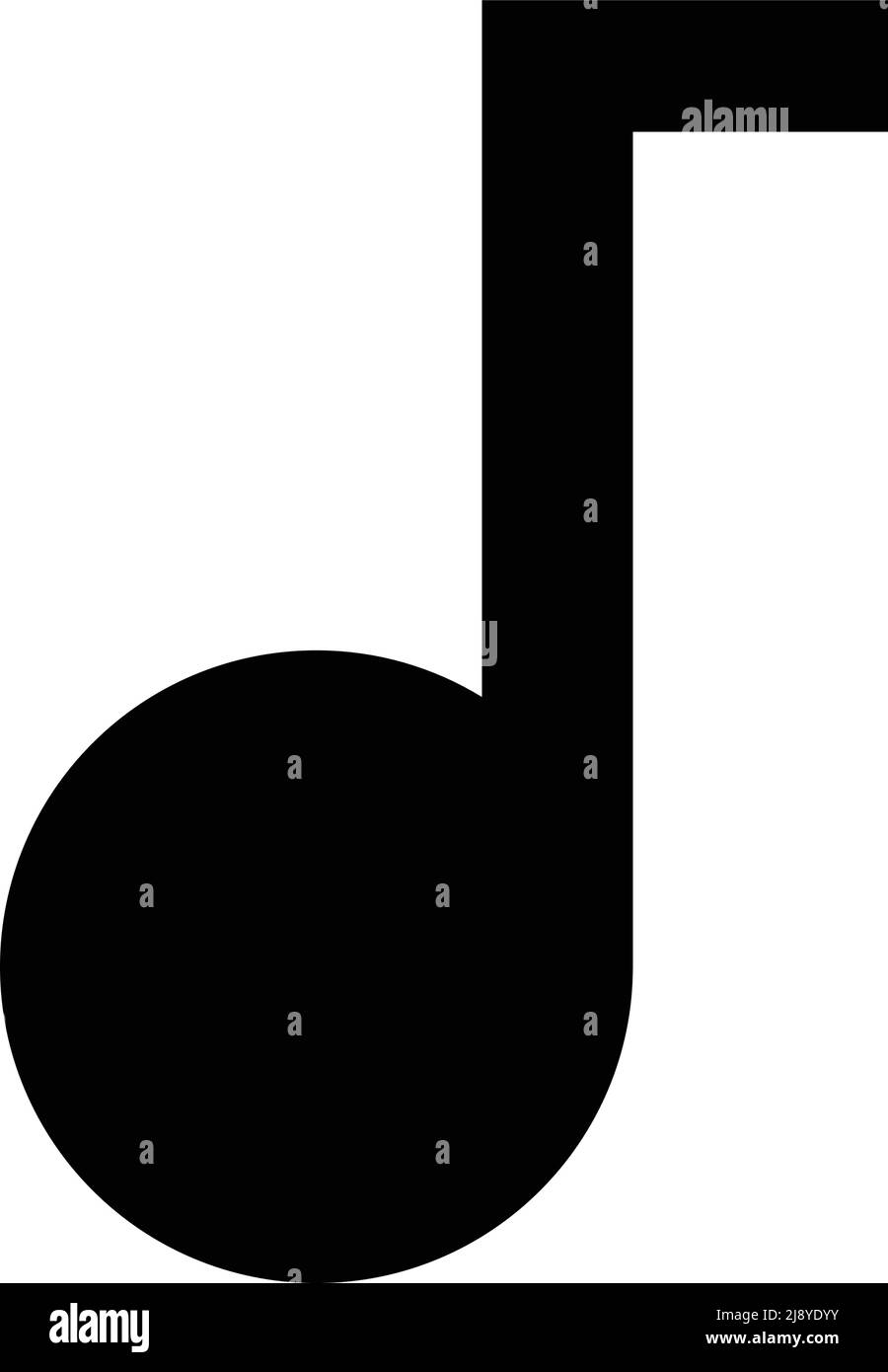 Music symbol icon. Music note vectors. Editable vector Stock Vector ...